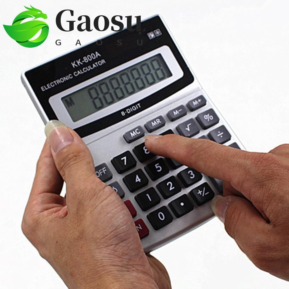 Gaosu Calculadora Phông Chữ Lớn Cho Mục Đích Kế Toán 8 Chữ Số Hiển Thị KK-800A Kích Thước Nhỏ Đồ ...