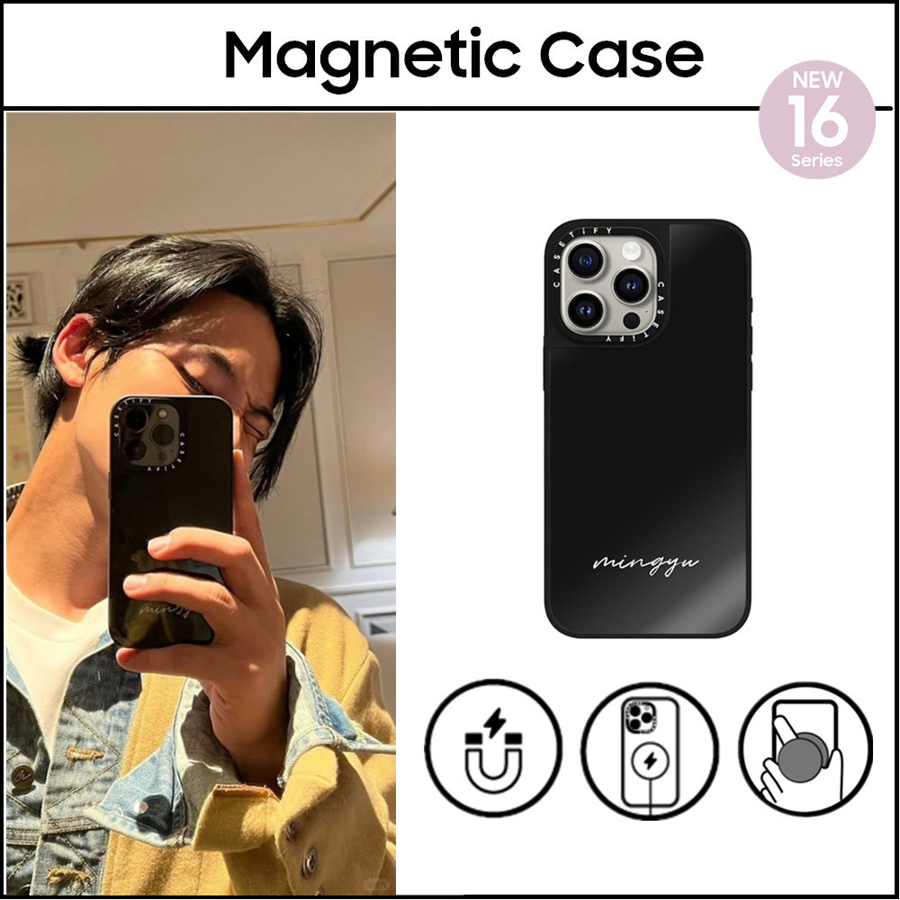 Caseti SEVENTEEN MINGYU Vỏ Gương Acrylic Nhựa Cứng Cho iPhone 11 16 12 ...