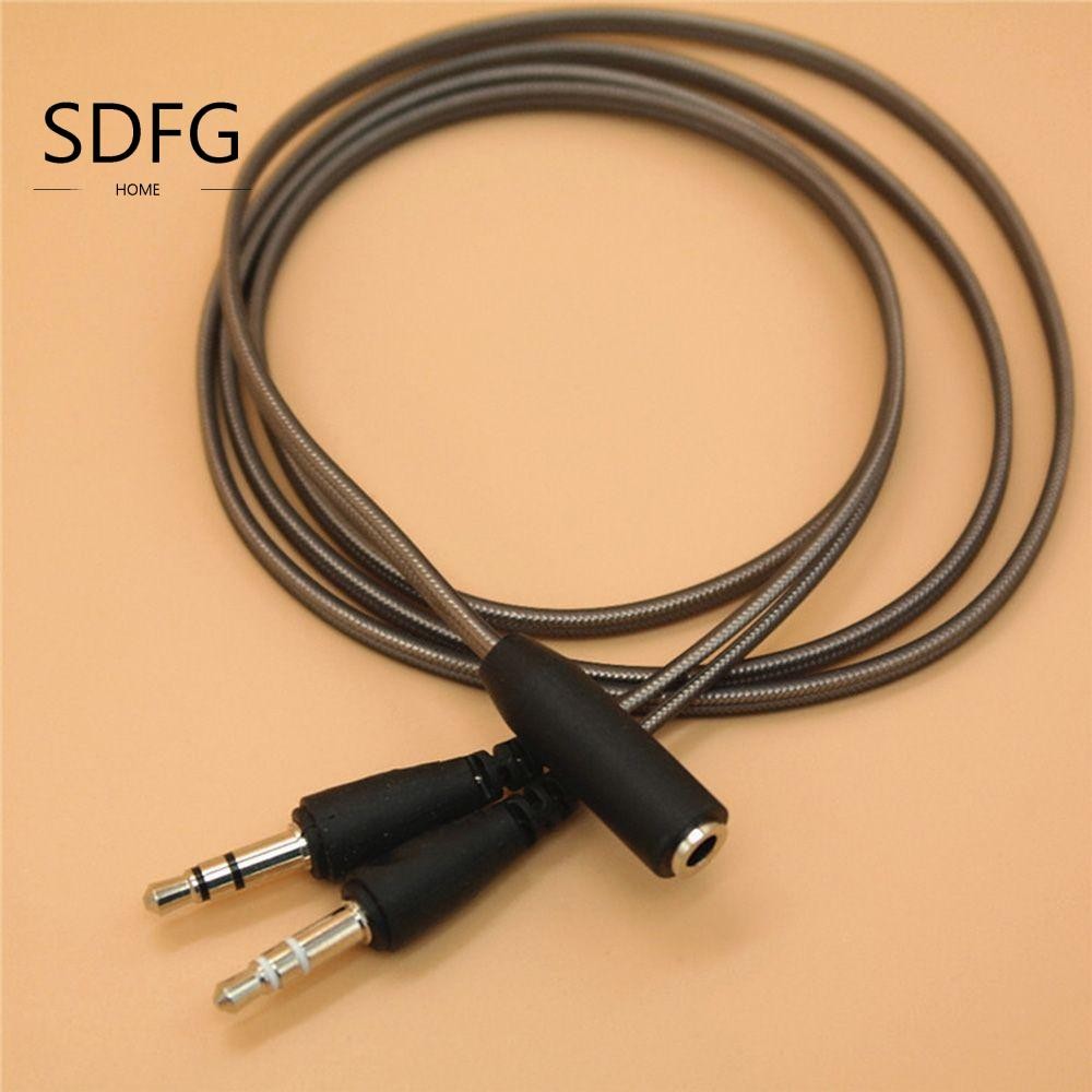 Cáp âm thanh SDFG Bộ chuyển đổi PC Dây Y-Splitter 1M Tai nghe | Shopee ...