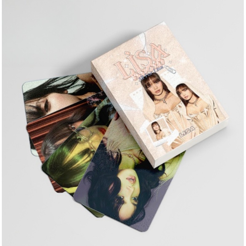 50-119pcs/box BP Laser Holographic Lomo Cards Season's Greetings In ...