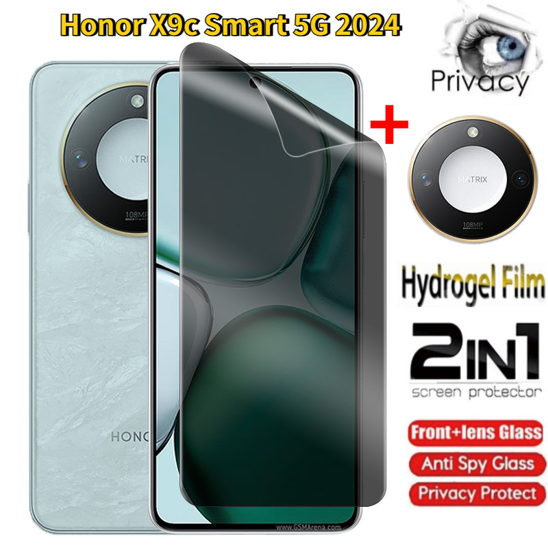 Honor X9c Smart 5G 2024 Privacy Hydrogel Film Chống gián điệp Full Cover Bảo vệ màn hình Chống ...