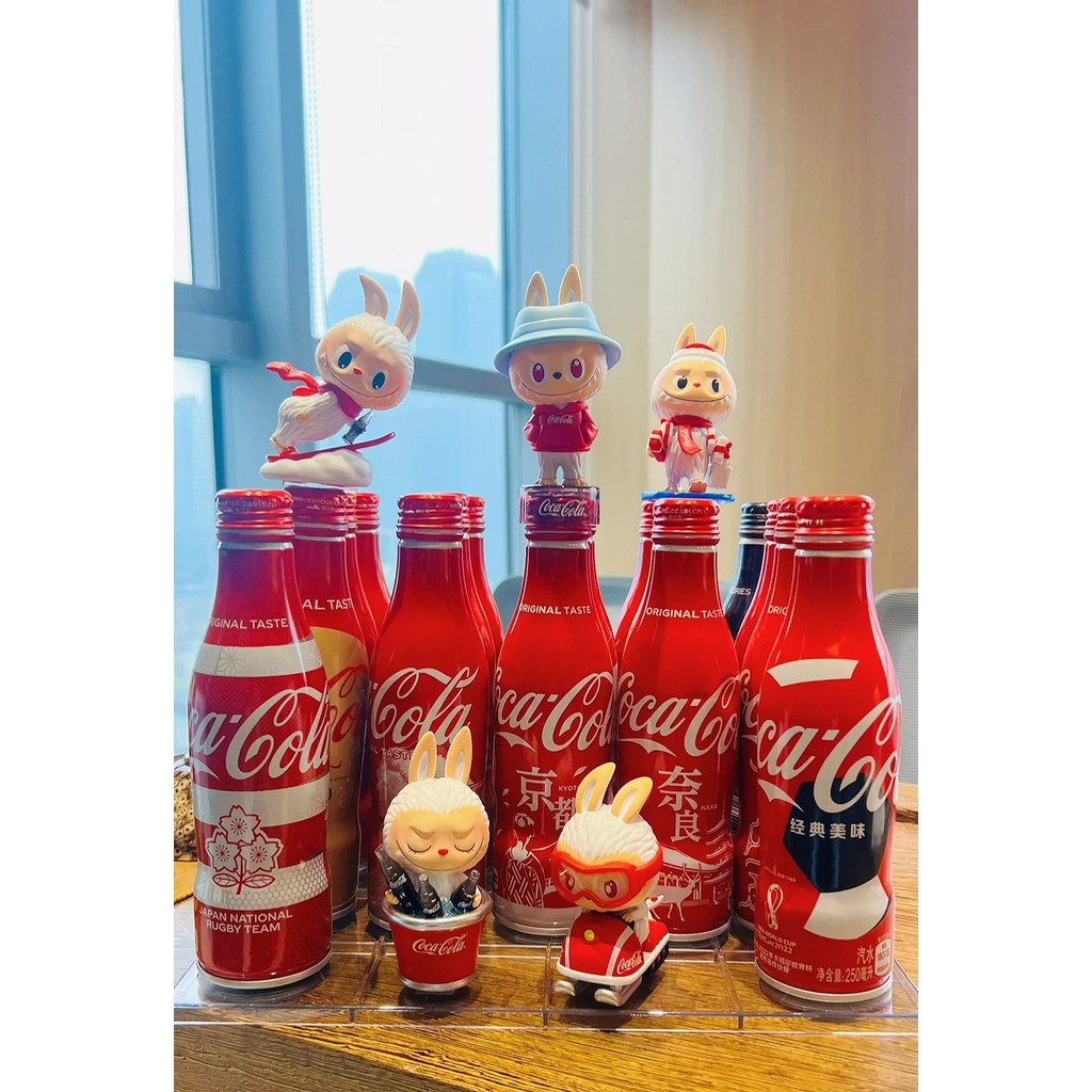 Popmart themonsters Coca Cola loạt handmade mù hộp labubu món quà giáng ...