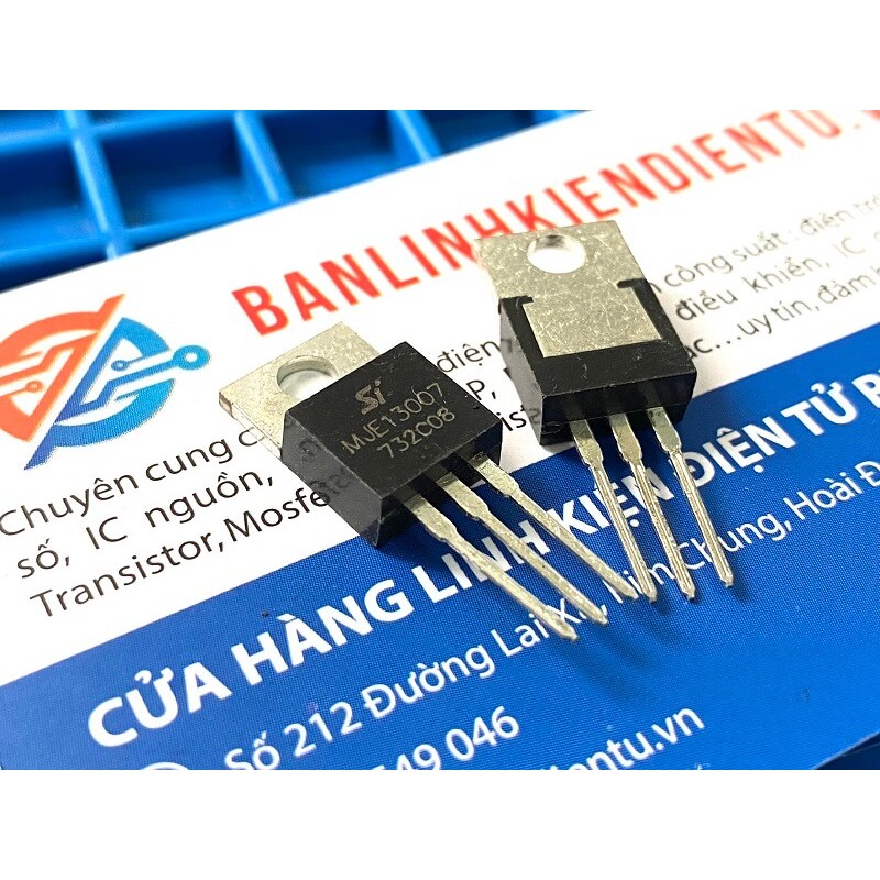 [Combo 5 chiếc] MJE13007 Transistor NPN 8A 400V TO-220 (lưng đồng) | Shopee Việt Nam