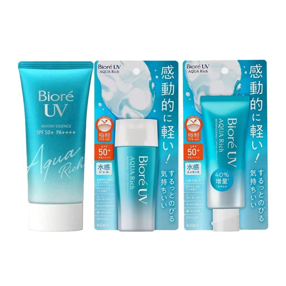 Kem chống nắng Biore Kao UV Kem chống nắng Aqua Rich Watery Essence SPF50 + PA + + + + Mặt chống ...