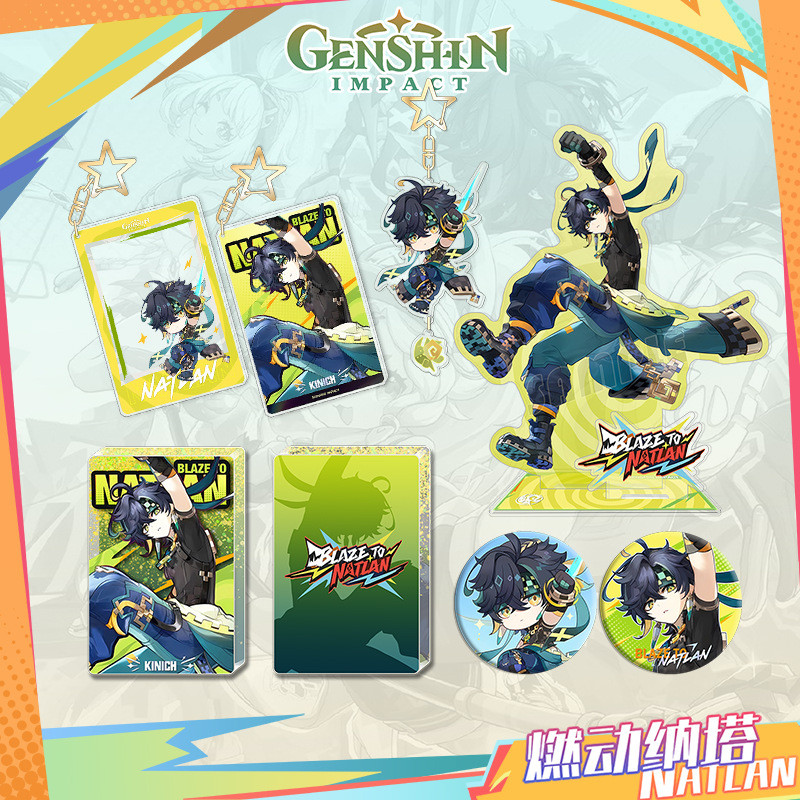Game Genshin Impact Natlan Merch Kinich Mualani Móc Khóa Huy Hiệu ...