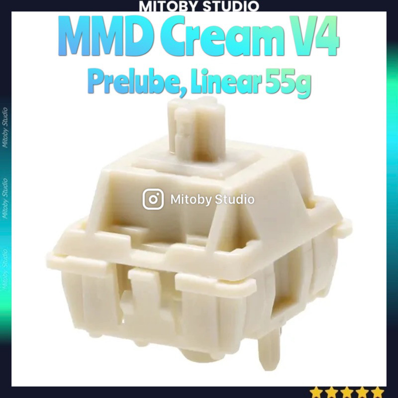 MMD Cream V4 POM Linear switch Công Tắc Bàn Phím Cơ Mitoby Factory ...