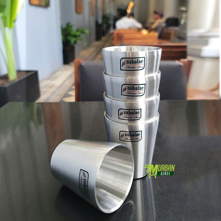 [Chính hãng] Ly Inox 2 Lớp Cách Nhiệt Cao Cấp TITHAFAC 260ml l 300ml l ...