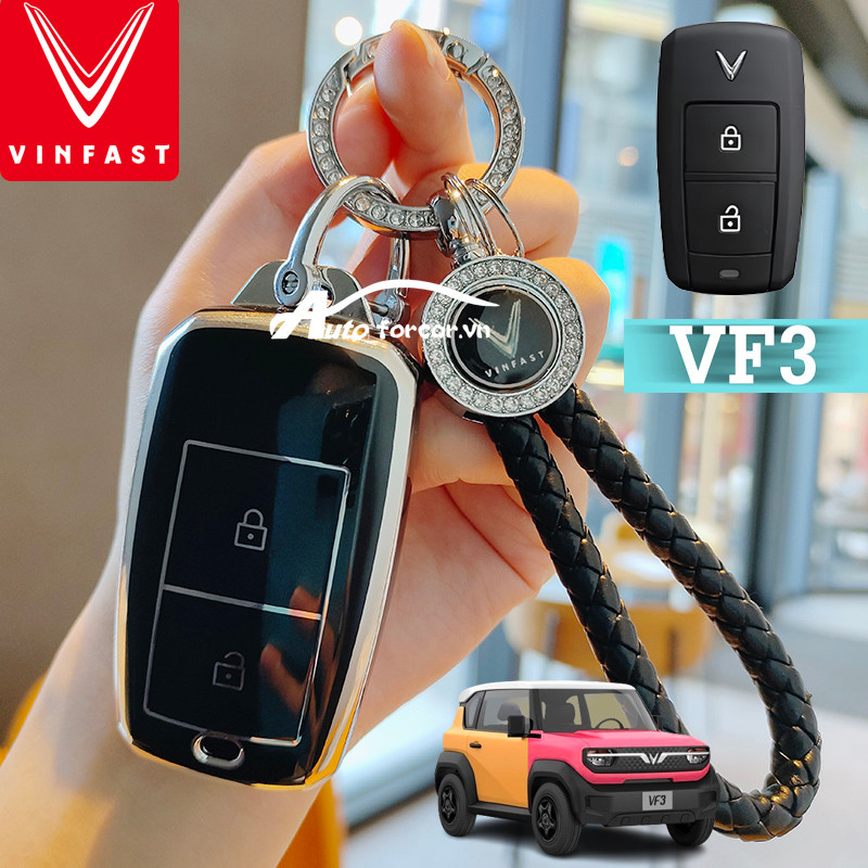 Hộp đựng chìa khóa Vinfast VF3 Vinfast Remote Smart Car Key Chain Ring ...