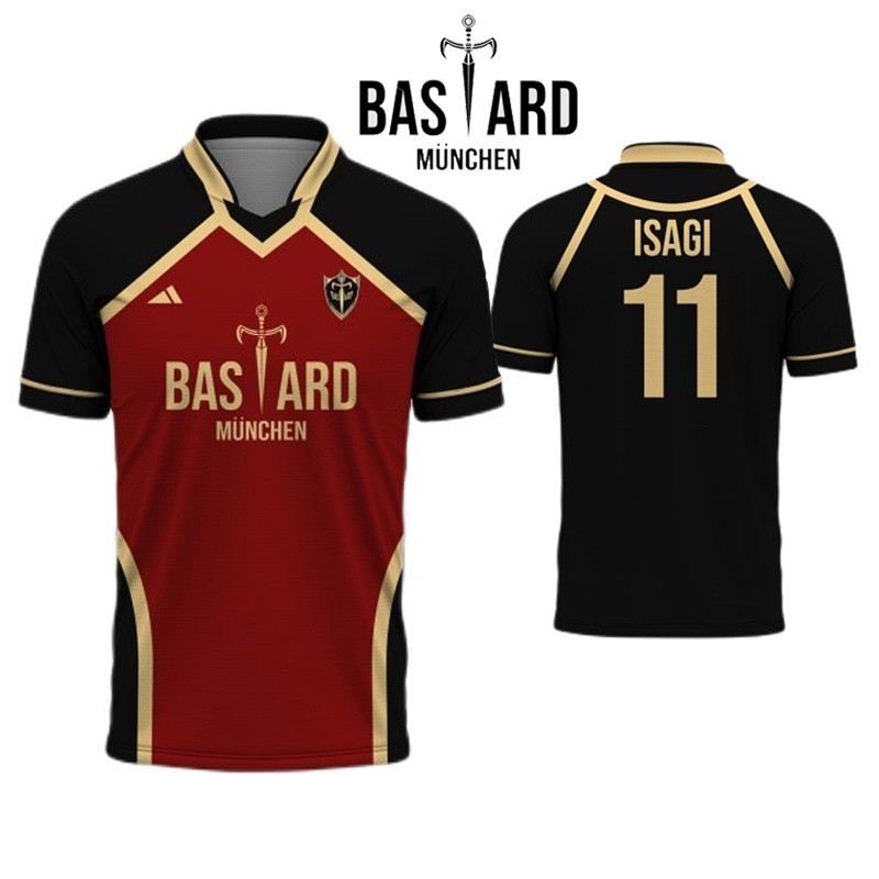 Jersey Anime Xanh Khóa Isagi Yoichi Bastard Munchen Đội Bóng Đá Áo Thể ...
