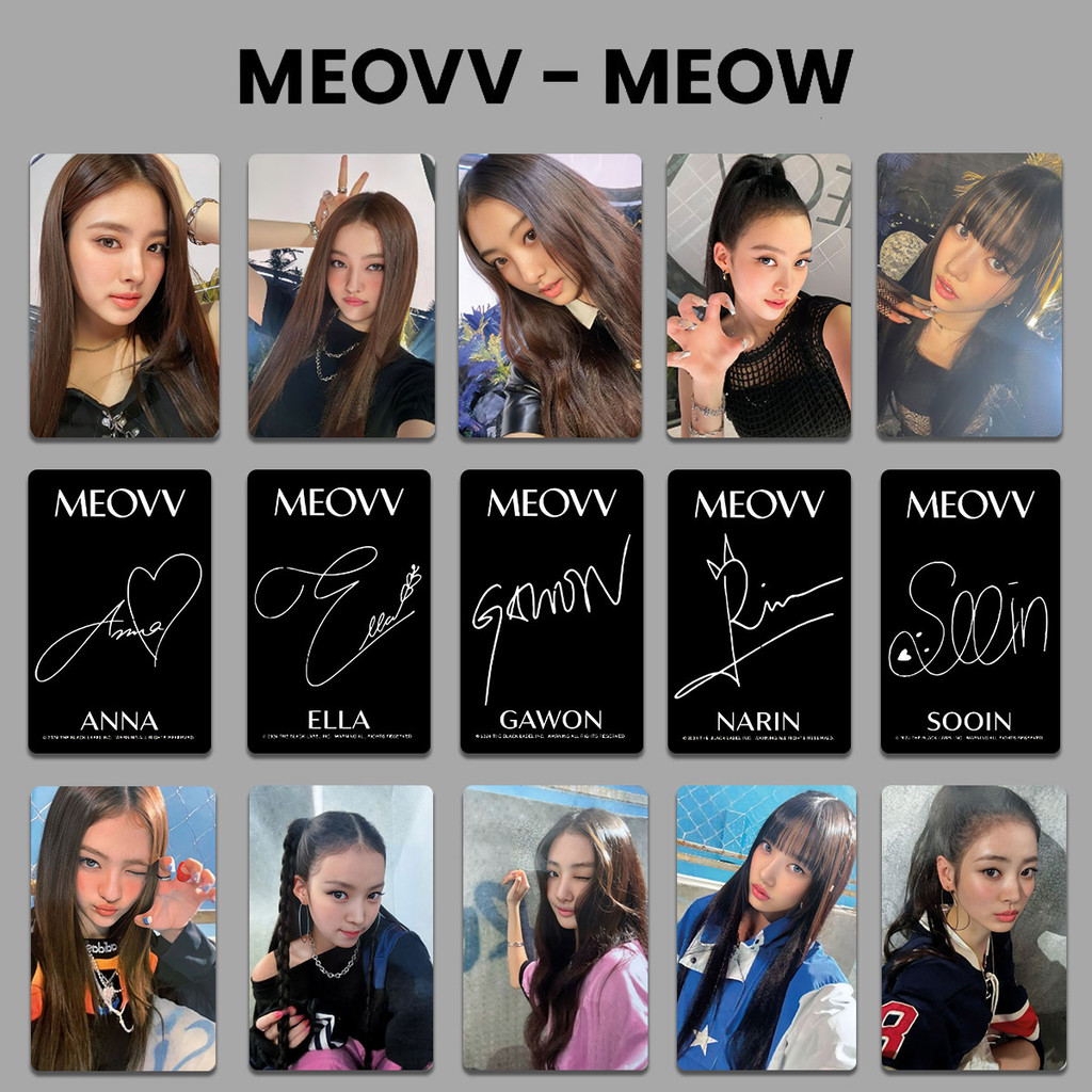 Album Kpop Idol MEOVV BROADCAST MEOW Photocards | Shopee Việt Nam