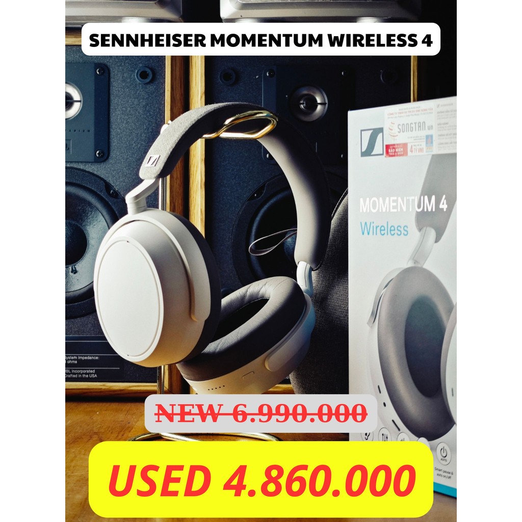 ️ Tai nghe Sennheiser Momentum Wireless 4 Likenew Fullbox | Shopee Việt Nam
