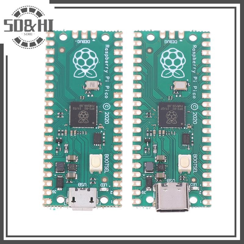 [Sdhi] Raspberry Pi Pico Board RP2040 TYPE-C / MICRO Dual-Core 264KB ARM Bộ xử lý Cortex-M0 ...
