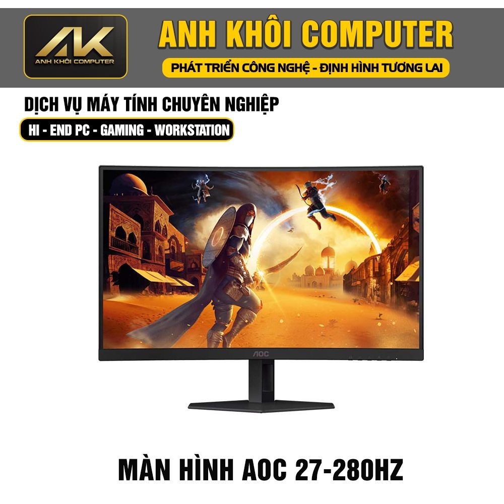 Màn hình Gaming AOC C27G4ZE /74 280Hz 0,3ms 1 tỷ mầu Chân thường hỗ trợ ...