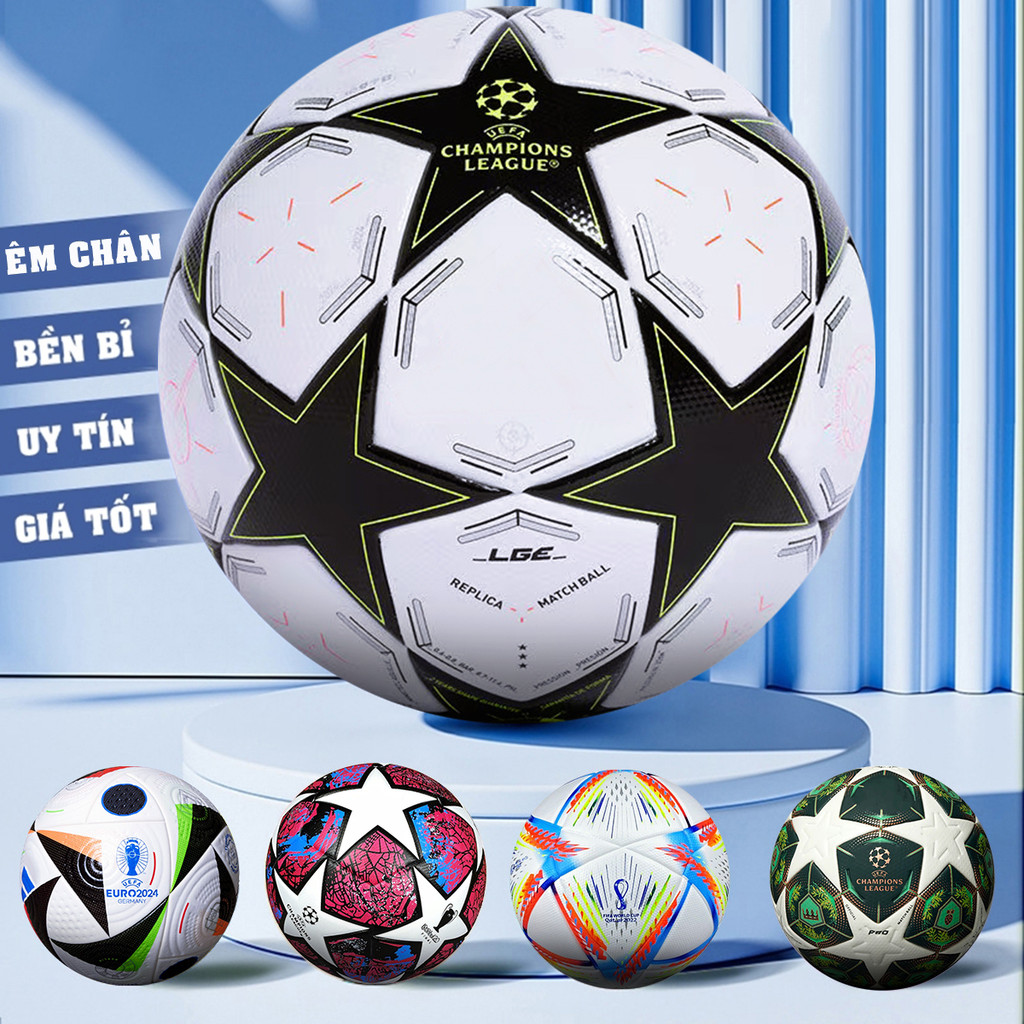 Bóng Đá King Ball Số 4 5 Ngoại Hạng Cúp C1 Euro Trái Banh Đá Bóng Trẻ ...