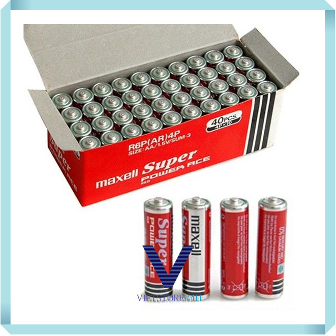 Pin AA Maxell Super Power R6P | Chính Hãng | Shopee Việt Nam