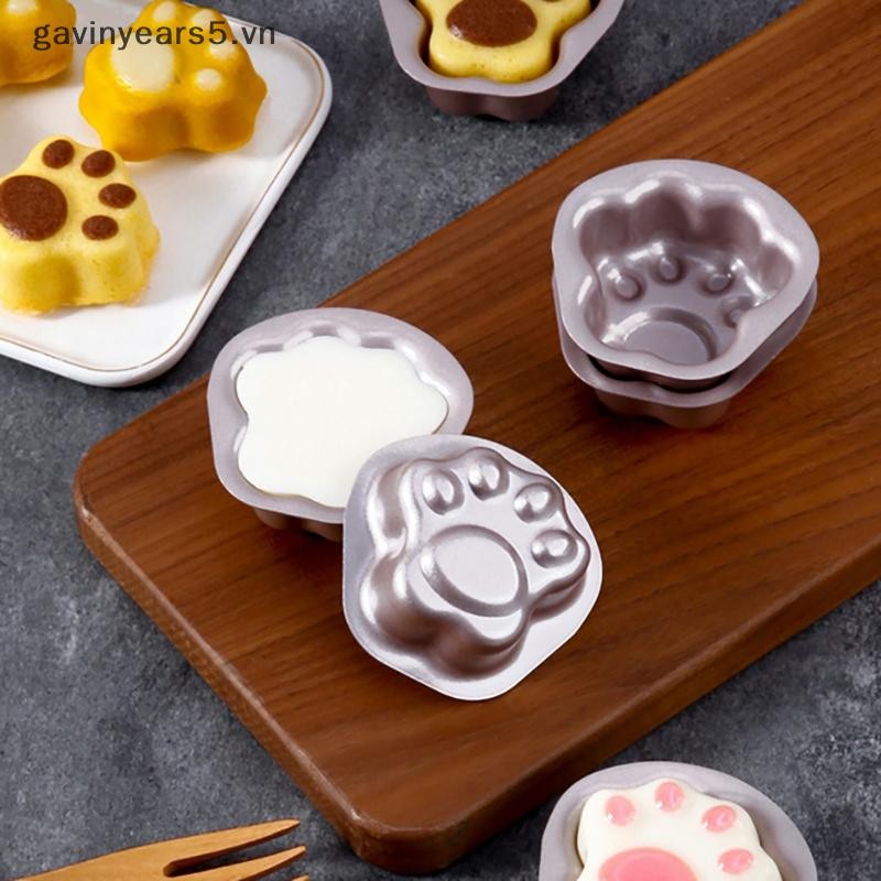 # gavin # Mini Heart Cat Claw Shape Cake Baking Pans Khuôn bánh quy ...