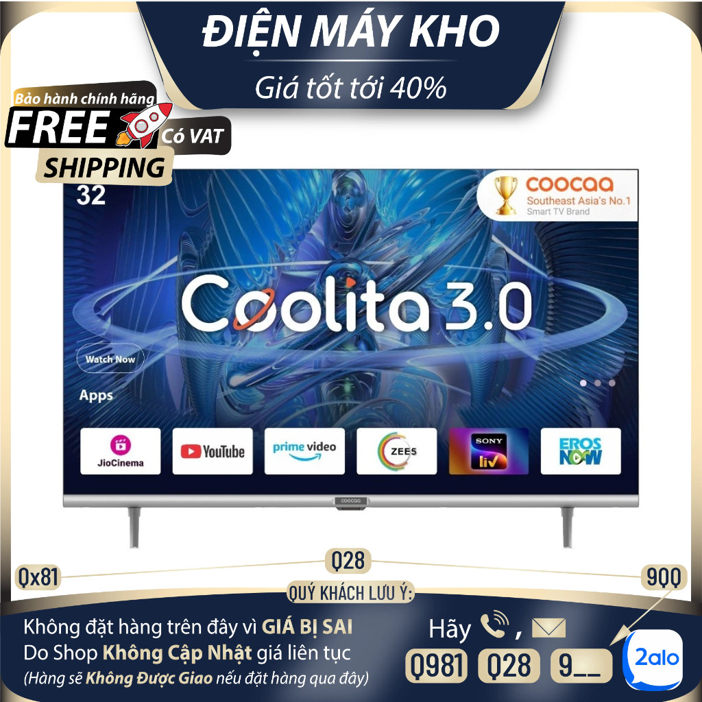 32S3U+ / 32S3U - Smart Tivi HD Coocaa 32 Inch Wifi - Model 32S3U ...