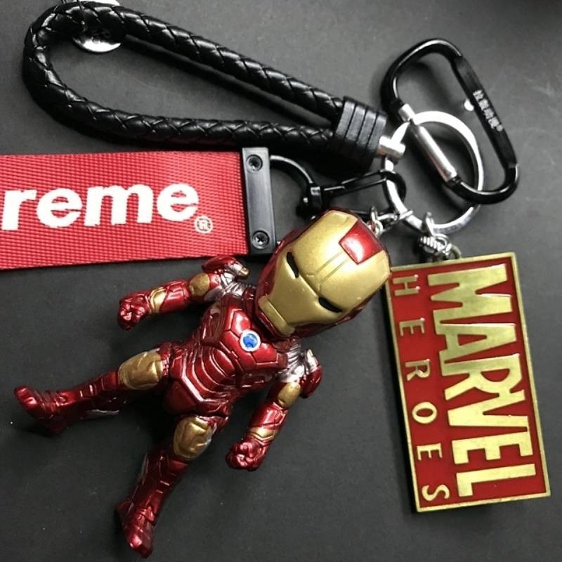 Anime Iron Man Keychain Male Pendant Anime Iron Man Keychain Male ...