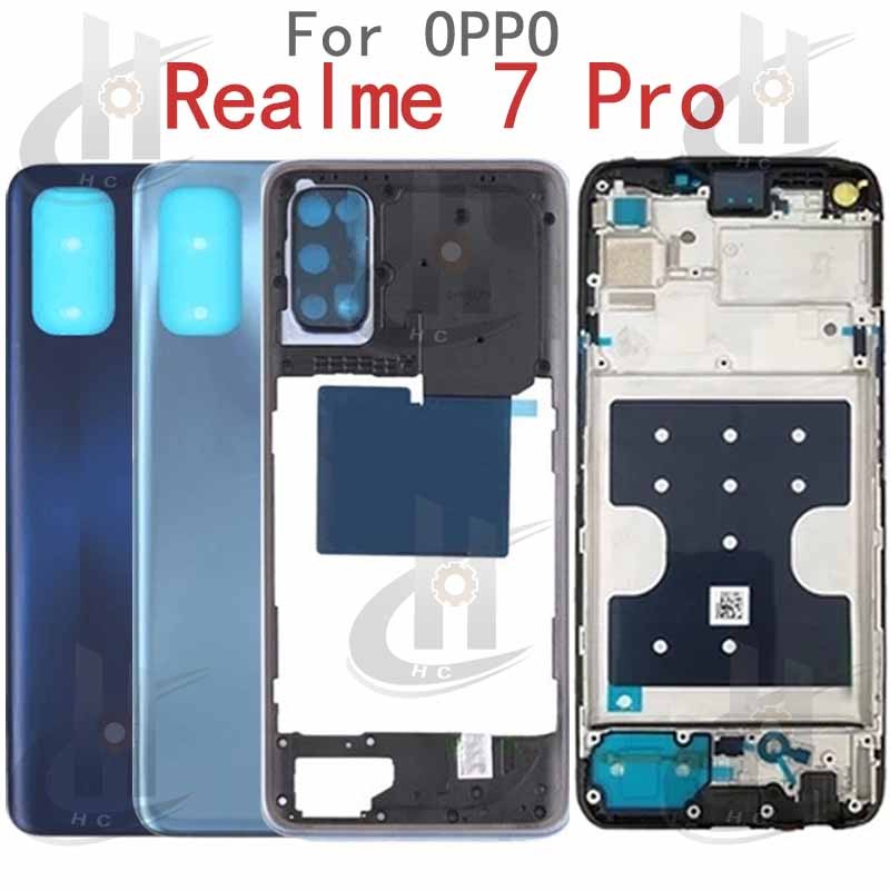 Dành Cho OPPO Realme 7 Pro RMX2170 Ốp điện thoại Pin Nhà Ở Khung Giữa ...