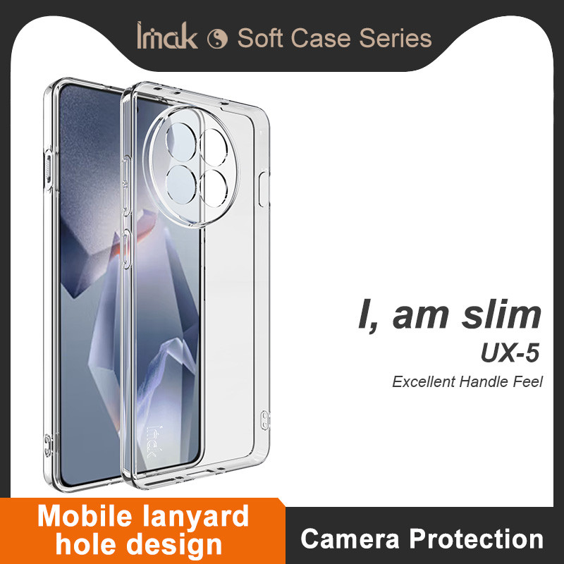 Vỏ Imak chính hãng OnePlus ACE5 Pro / ACE 5 5G Ốp điện thoại TPU mềm trong suốt Vỏ chống sốc ...