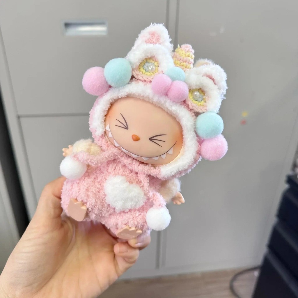 Om 17cm Labubububu V1 / V2 Búp bê Macaron Monkey King WuKong Bộ quần áo ...