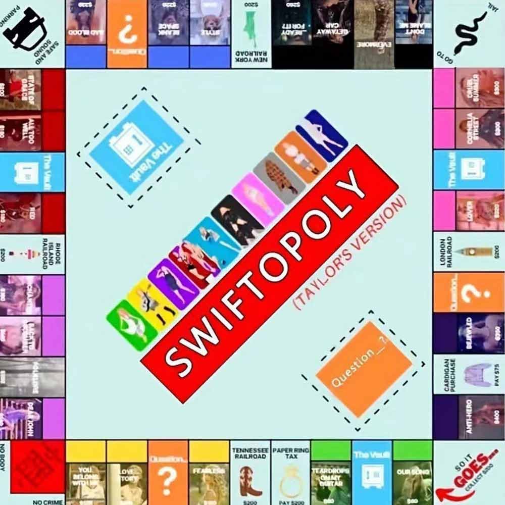 Monopoly Taylor Swift Inspired Board Game Handmade Box Era Tour ...