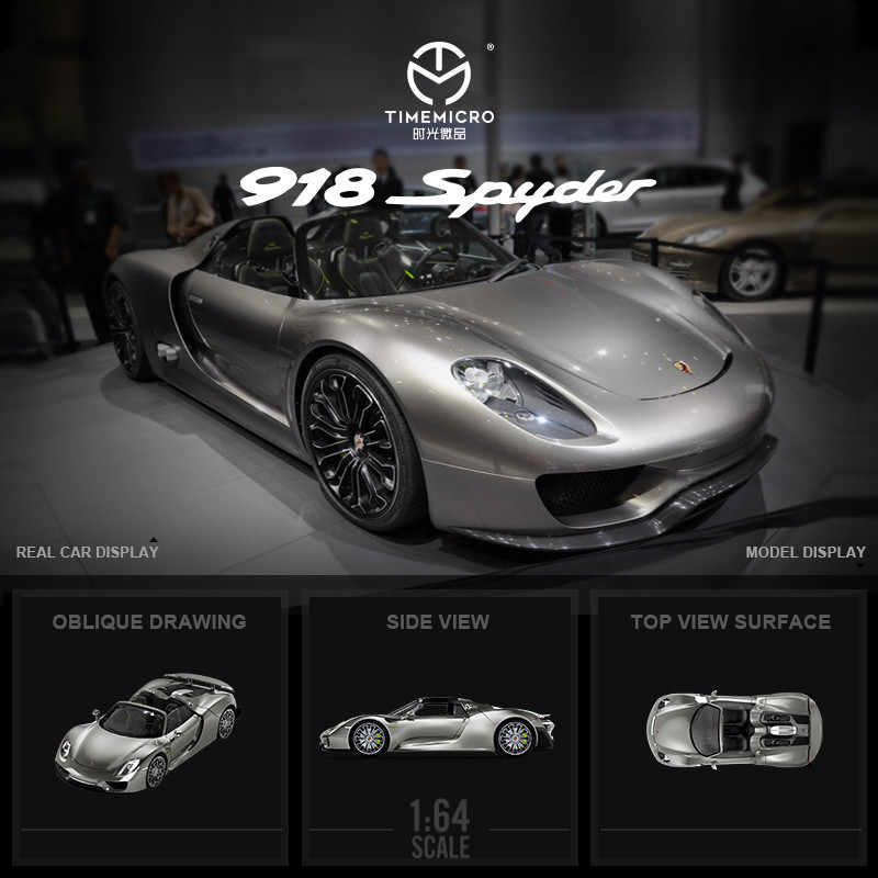TimeMicro-TM 1/64 Porsche 918 Spyder Mô Hình Xe Mô Phỏng Quy Mô Nhỏ Hợp ...