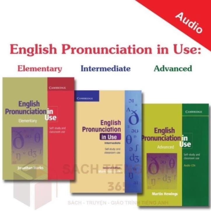 Aha - Sách Pronunciation in Use: Elementary/ Intermediate/ Advanced ...