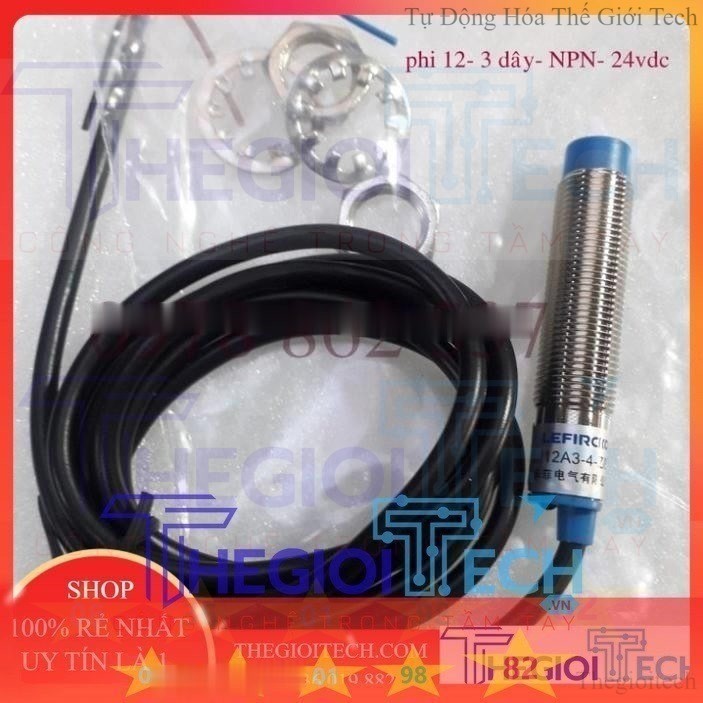 Cảm Biến Tiệm Cận phi 12 loại 3 dây 24vdc NPN- NO(thường mở) LJ12A3-4-Z/BX TGT | Shopee Việt Nam