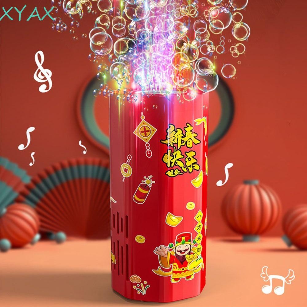 Máy bong bóng pháo hoa XYAX có đèn LED Âm nhạc Quà tặng sinh nhật bền ...