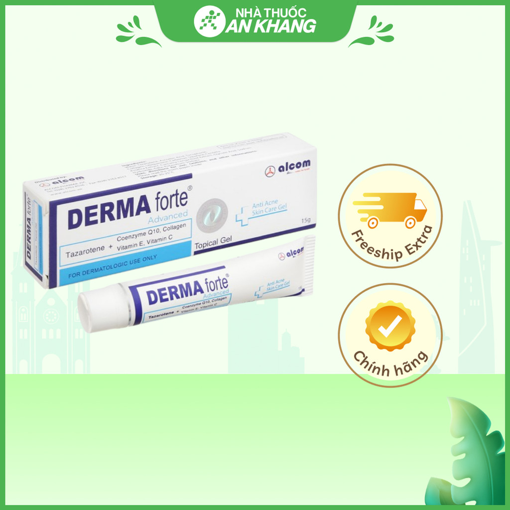 Gel Derma Forte Advanced ngừa mụn trứng cá, ngừa thâm, mờ sẹo, dưỡng da ...
