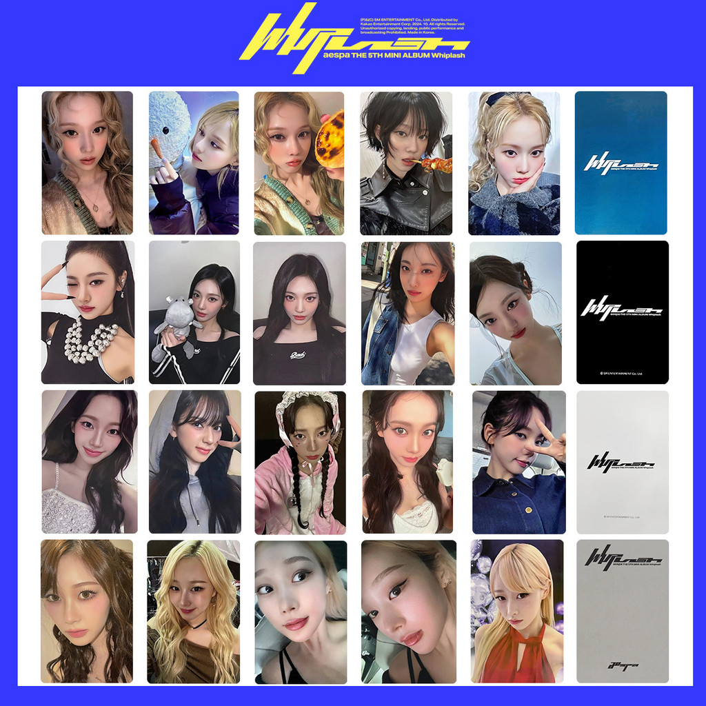 Kpop Aespa ngoại vi thẻ nhỏ thẻ đặc biệt roi thẻ album thẻ karina sưu ...