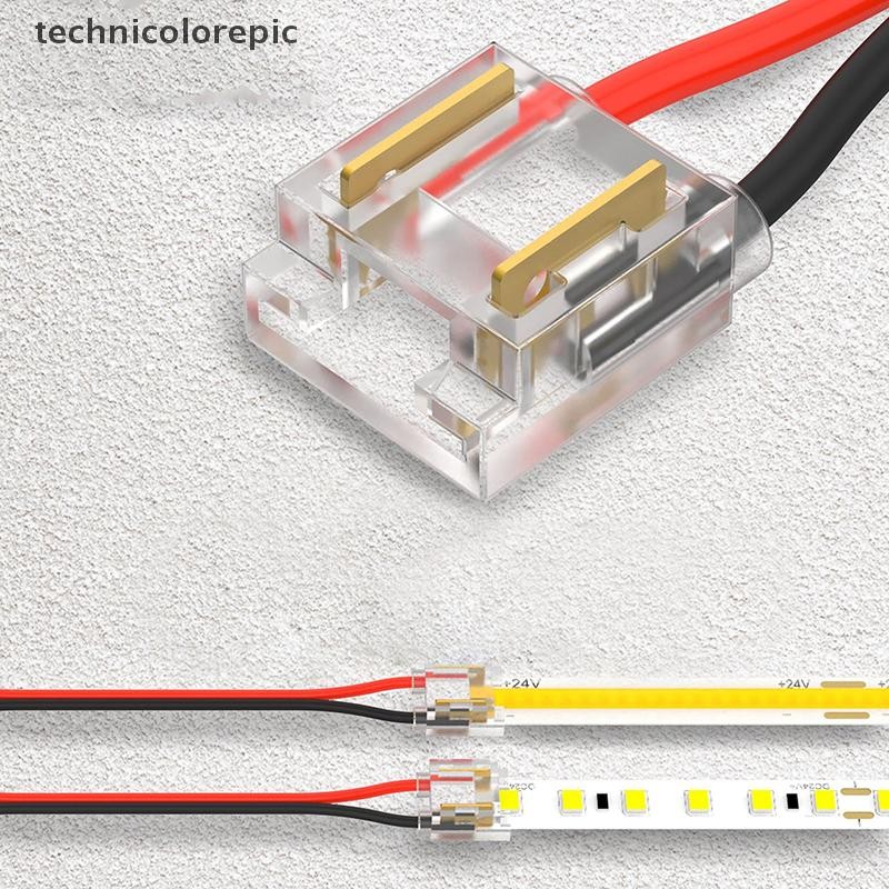 Technicolorepic 2 3 4 Pin COB LED Strip To Strip LED Connectors Strip ...