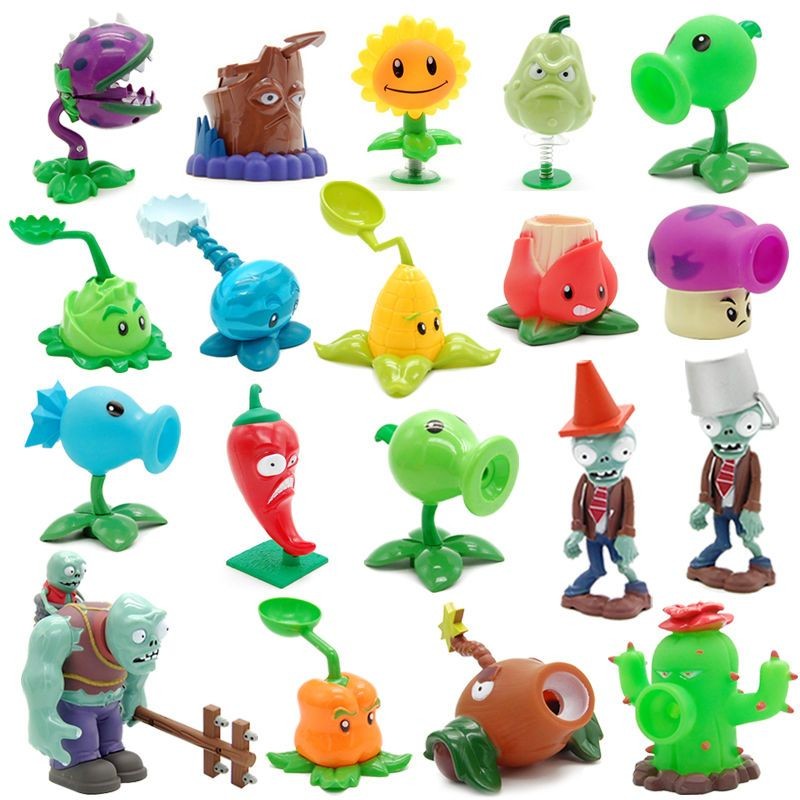 Thực vật vs. Zombies Toy Boy Bộ đầy đủ hướng dương có thể phóng đơn ...