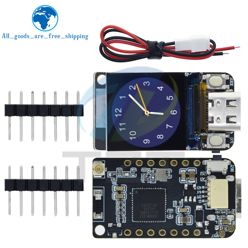 T-QT V1.1 ESP32-S3 GC9107 0.85 Inch Màn Hình Hiển Thị LCD Bảng Phát Triển WIFI Bluetooth Full ...