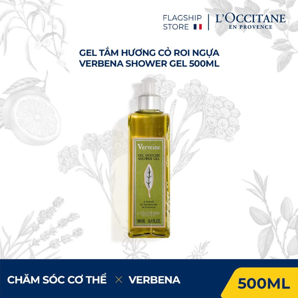 Gel Tắm Cỏ Roi Ngựa Hương Chanh Sả L'Occitane Shower Gel 500ml/250ml | Shopee Việt Nam
