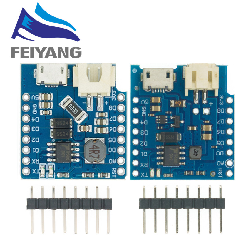 Pin Shield V1.1.0 V1.2.0 Cho WEMOS D1 mini pin lithium đơn sạc & tăng ...