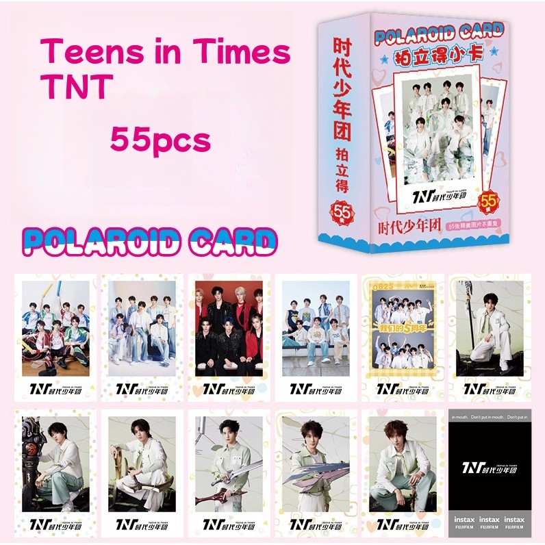 55 chiếc TF Họ TNT Lomo thẻ Thanh thiếu niên trong thời gian Ding Chengxin He Junlin Liu Yaowen ...