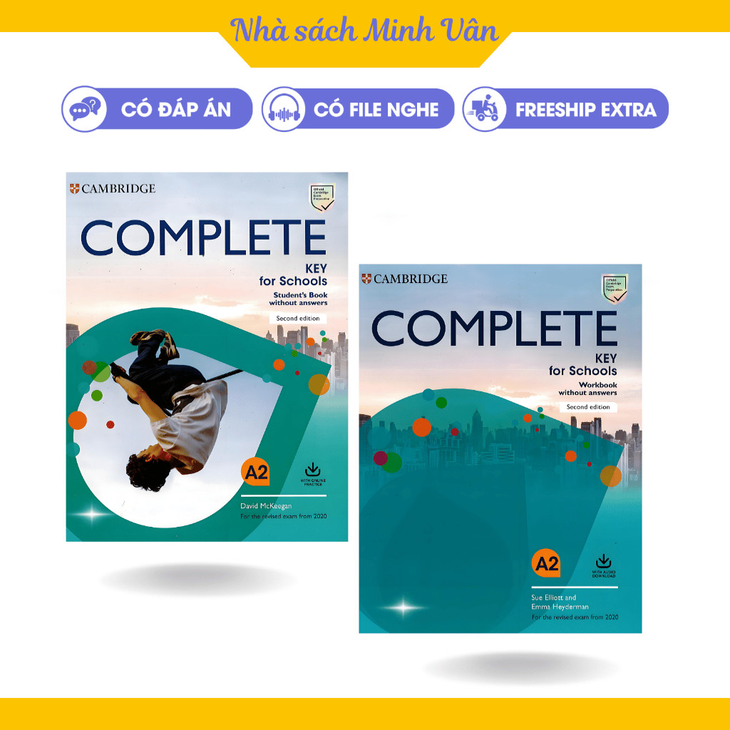 Aha - Sách - Complete key for school bộ 2 cuốn gồm SB+WB - luyện KET ...