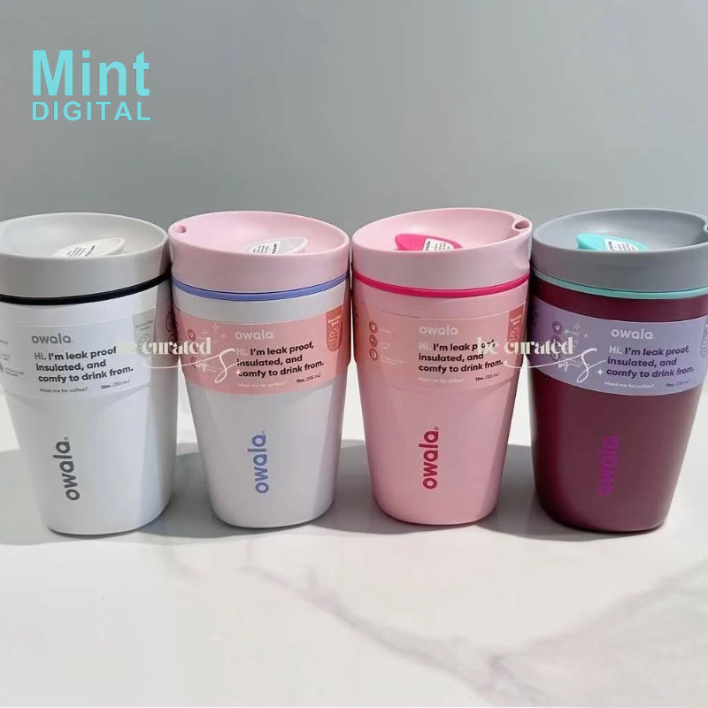 5 Màu Owala Freesip Cup Cốc Cà Phê Mới Hai Lớp Thép Không Gỉ 304 Giữ ...
