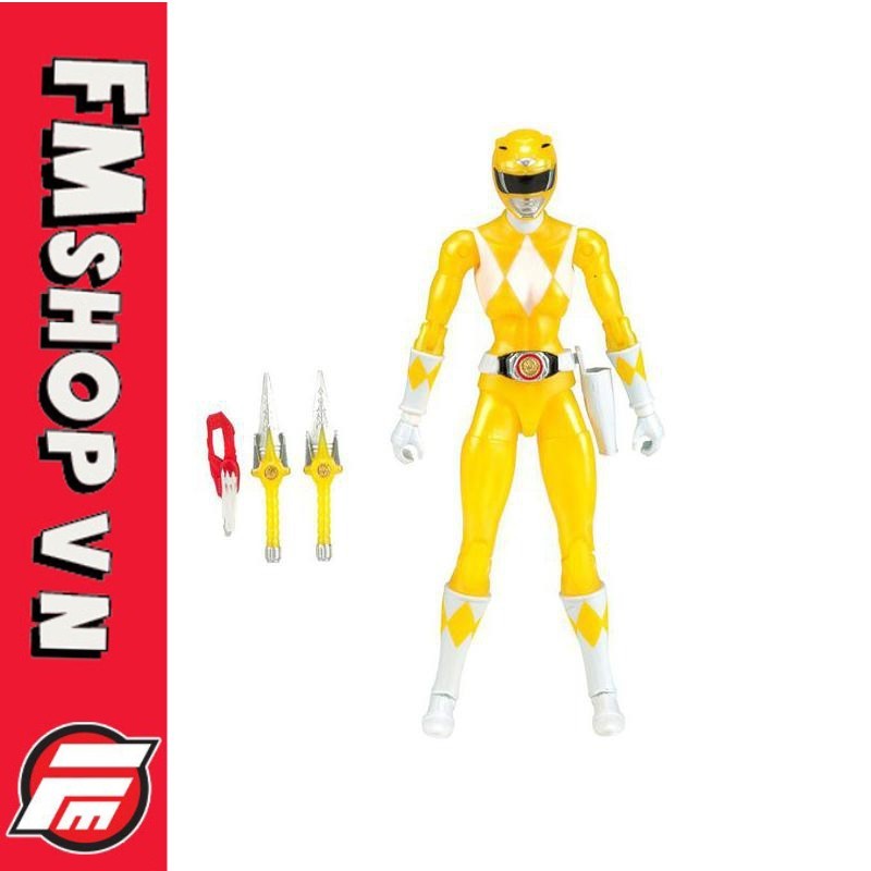 MÔ HÌNH LEGACY POWER RANGER MIGHTY MORPHIN YELLOW RANGER METALLIC VER ...