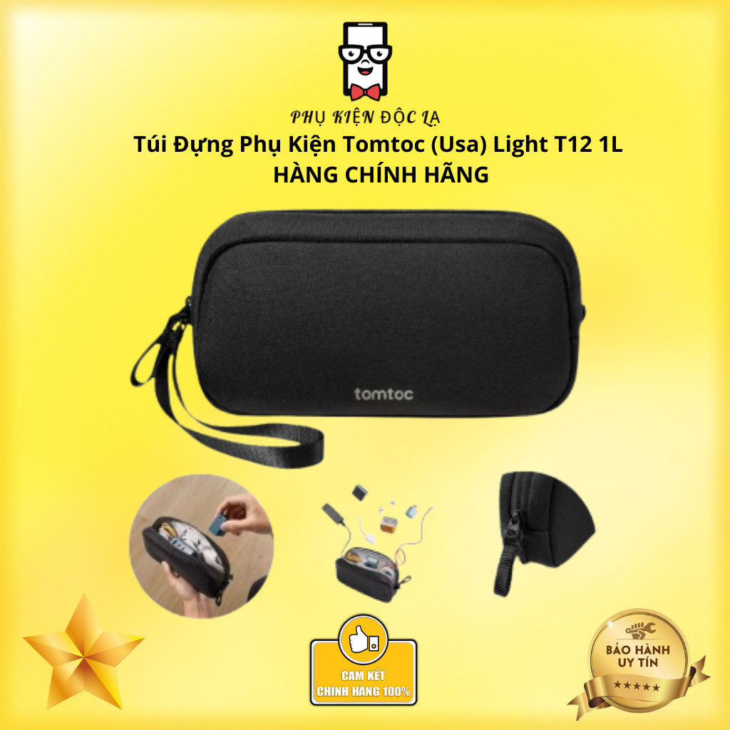 Túi Đựng Phụ Kiện Tomtoc (Usa) Light T12 1L - HÀNG CHÍNH HÃNG | Shopee Việt Nam