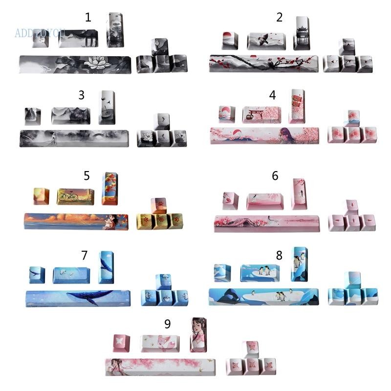 [3c] 8 Phím PBT Thuốc nhuộm năm mặt Keycap OEM Profile 6 25 Space ESC ...