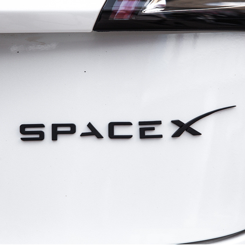 Spacex Miếng Dán Cho Tesla Model 3 X Y S Chữ Cái Đuôi Nhãn Biểu Tượng ...