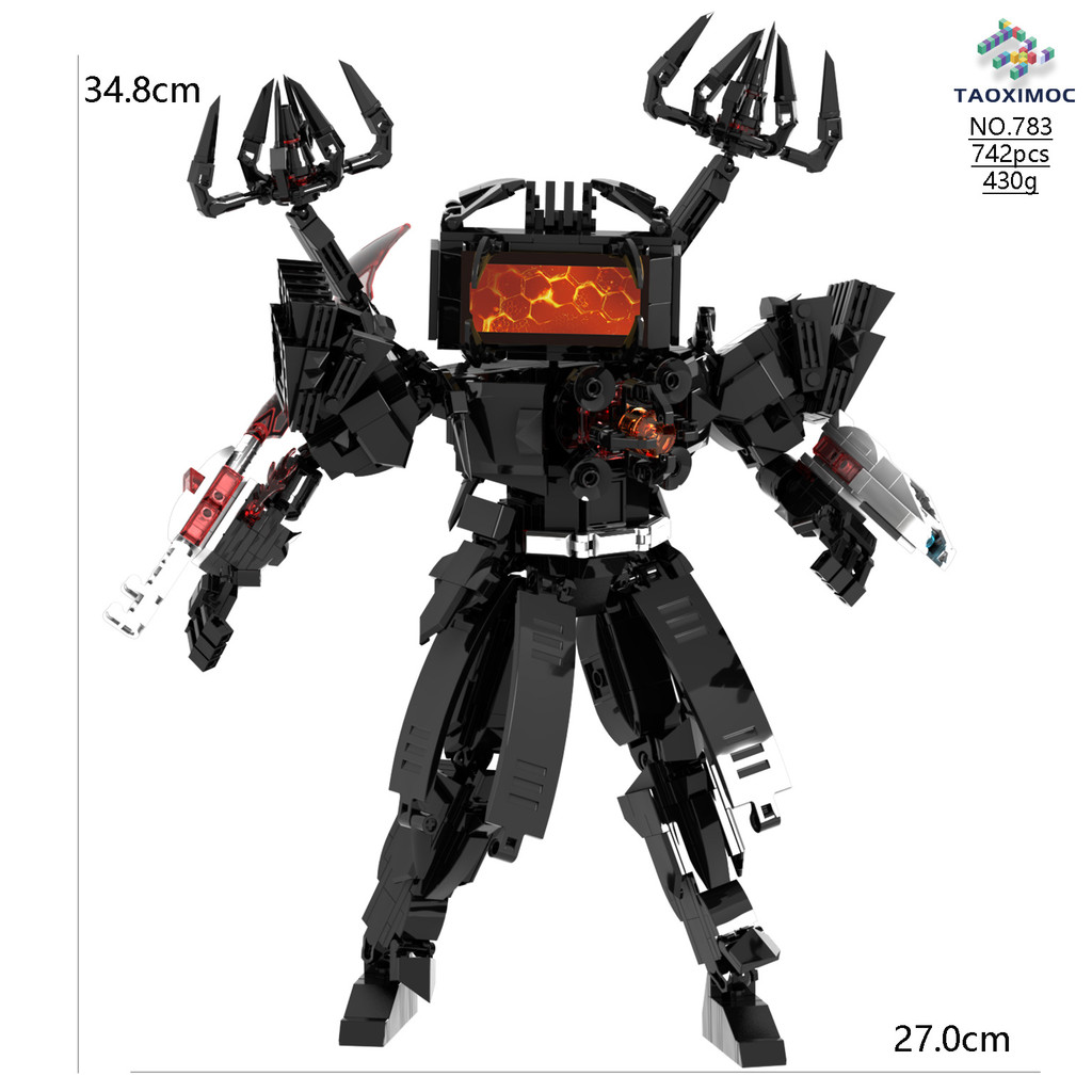 Gorock 742 Chiếc Làm Đen Ký Sinh Titan TV Người Skibidi Vệ Sinh Titan ...
