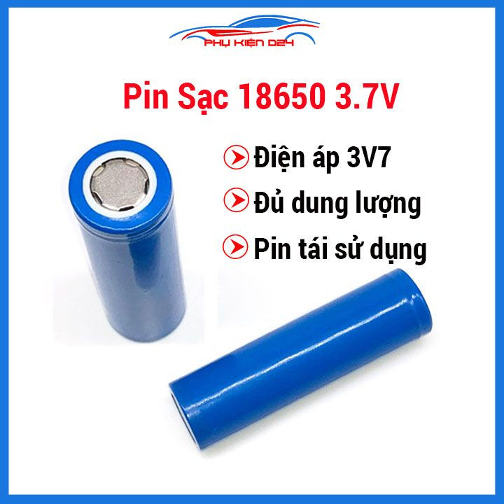 Pin sạc 18650 3.7V dung lượng 1200/1500/2000/2600/3000mAH (1viên ...