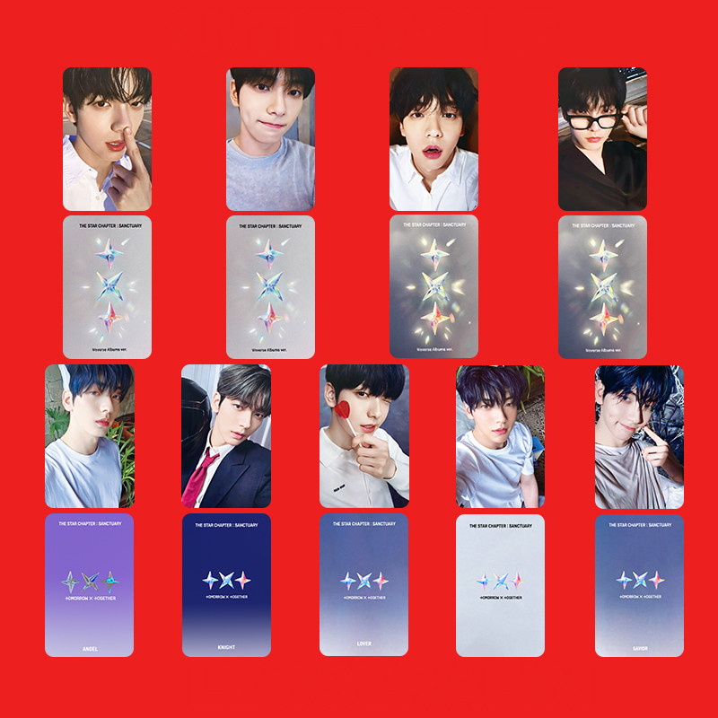 5-12 Chiếc TX-T The Star Chapter SANCTUARY Photocards WEVERSE ANGEL KNIGHT LOVER MERCH SAVIOR ...