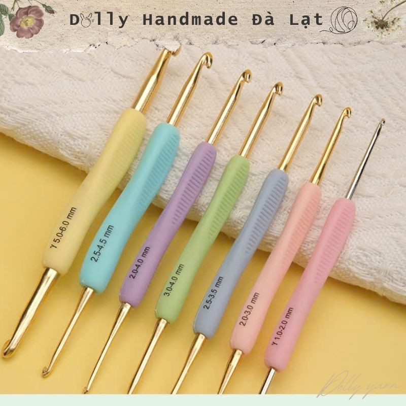 Kim móc 2 đầu SKC - Tiệm Len Dolly (phụ kiện handmade, kim móc len, cây ...