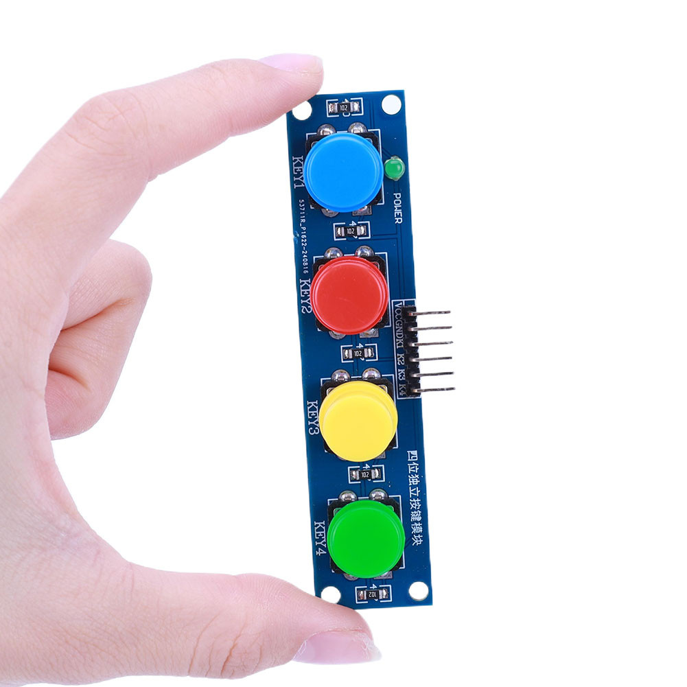 Mô-đun bàn phím 4 nút có mũ & mô-đun bàn phím đèn LED cho Arduino ARM ...