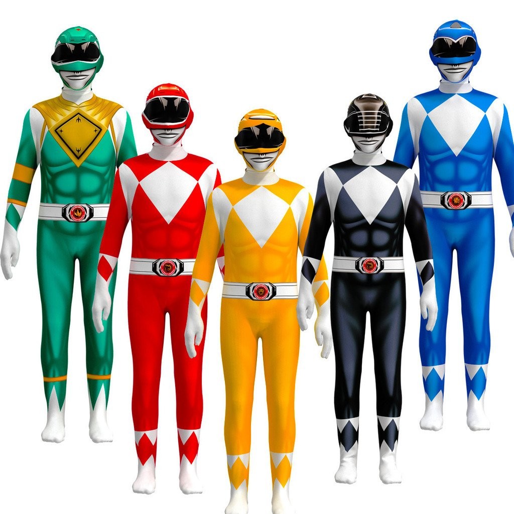 Bộ đồ liền thân Power Rangers T-Rex Emperor White Tiger Super Sentai ...